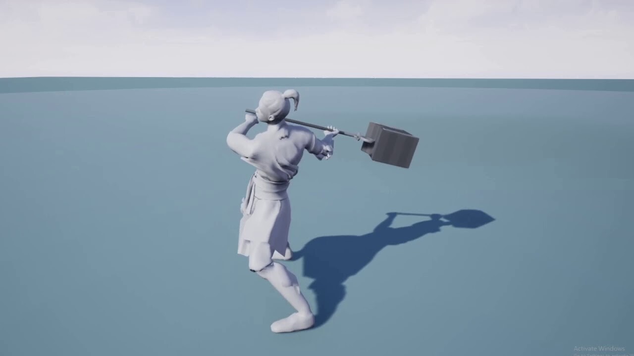 ArtStation - Final Year Project Main Character Animation (WIP)