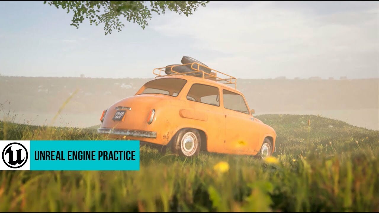 ArtStation - Unreal Engine 4 Car and Nature
