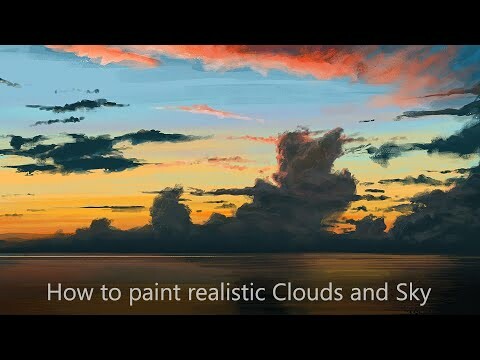 ArtStation - How to paint realistic Clouds and Sky