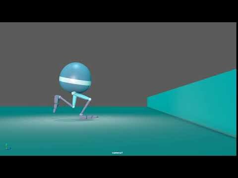 ArtStation - Ball character jump Animation