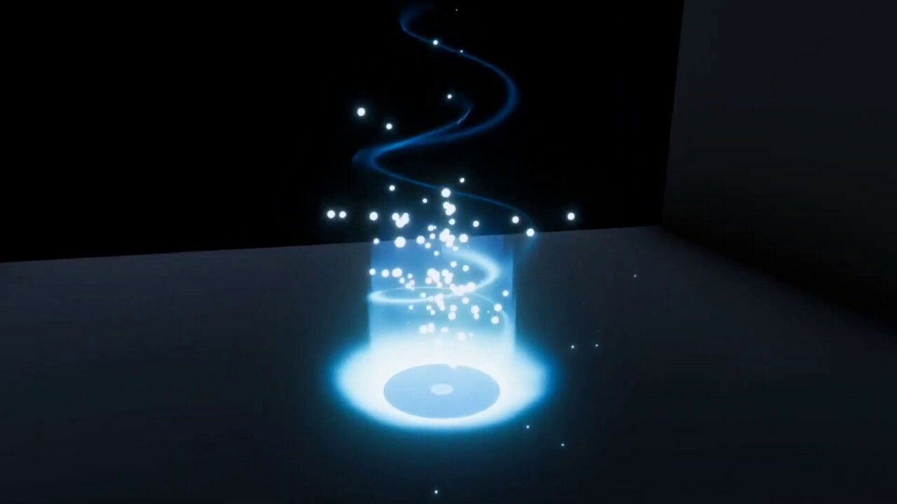 ArtStation - Stylized Blue Aura VFX | Unity