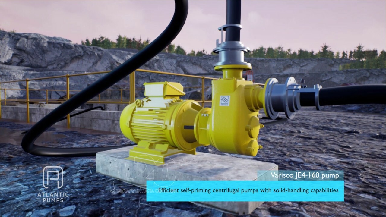 ArtStation - Pumps in a quarry 3D explainer video