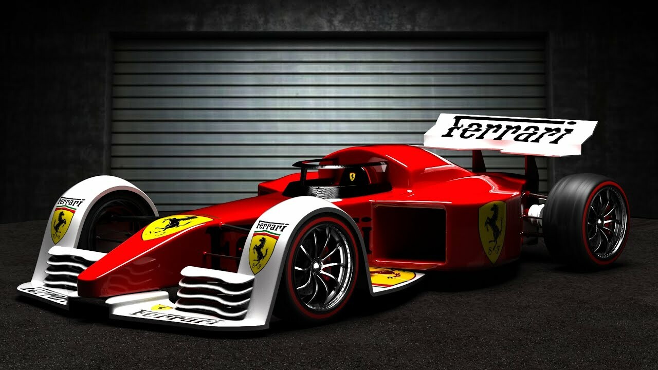 ArtStation - Team Ferrari F1 Concept