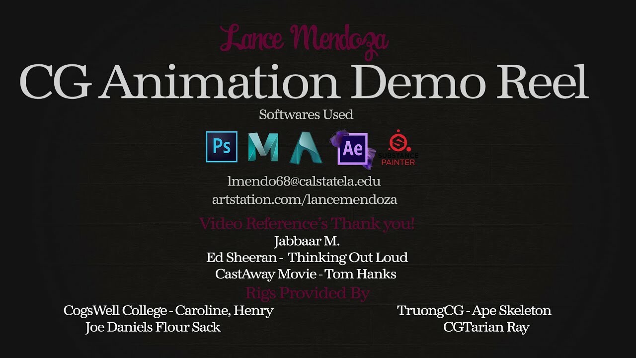 ArtStation - CG Animation Demo Reel