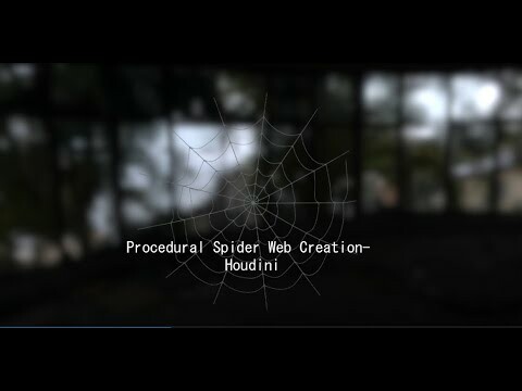 ArtStation - Procedural Spider Web Creation- Houdini