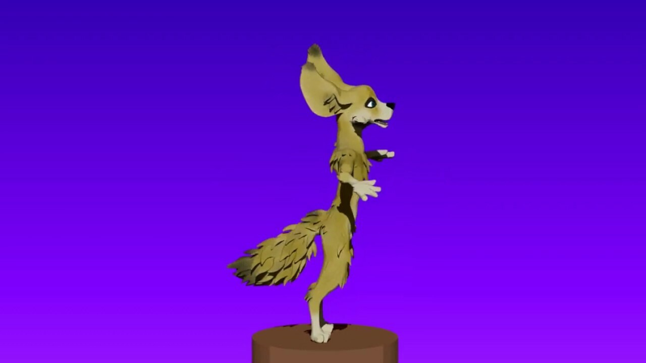 ArtStation - Fennec avatar for VR