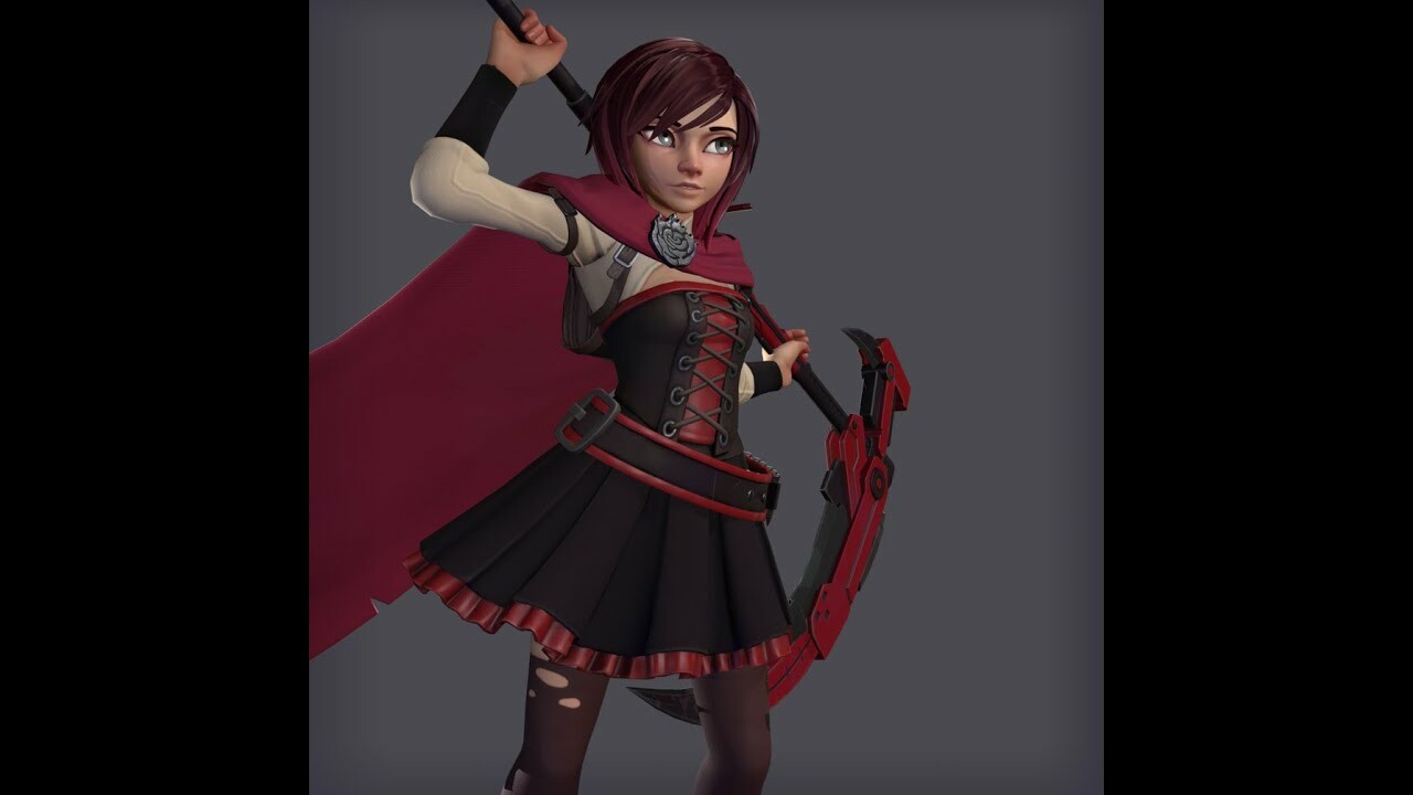 ArtStation - RWBY: Ruby Blocking Animation