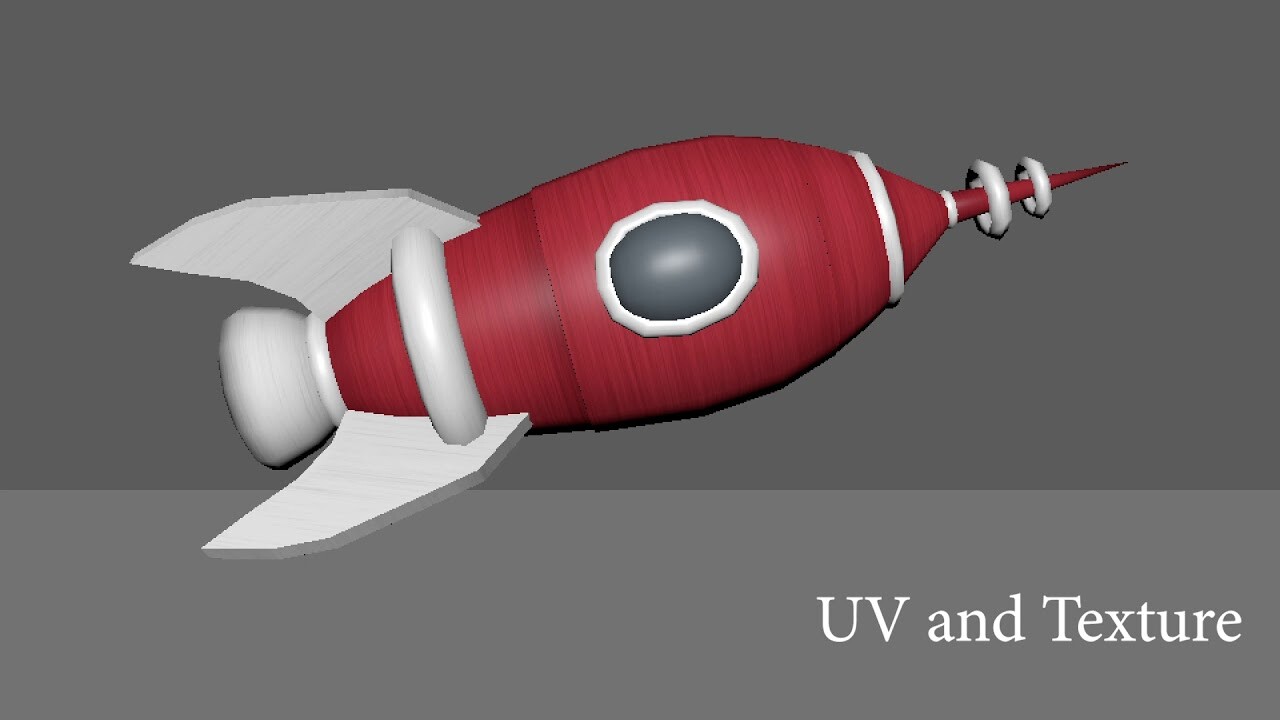 ArtStation - Simple Sci-fi Rocket Ship