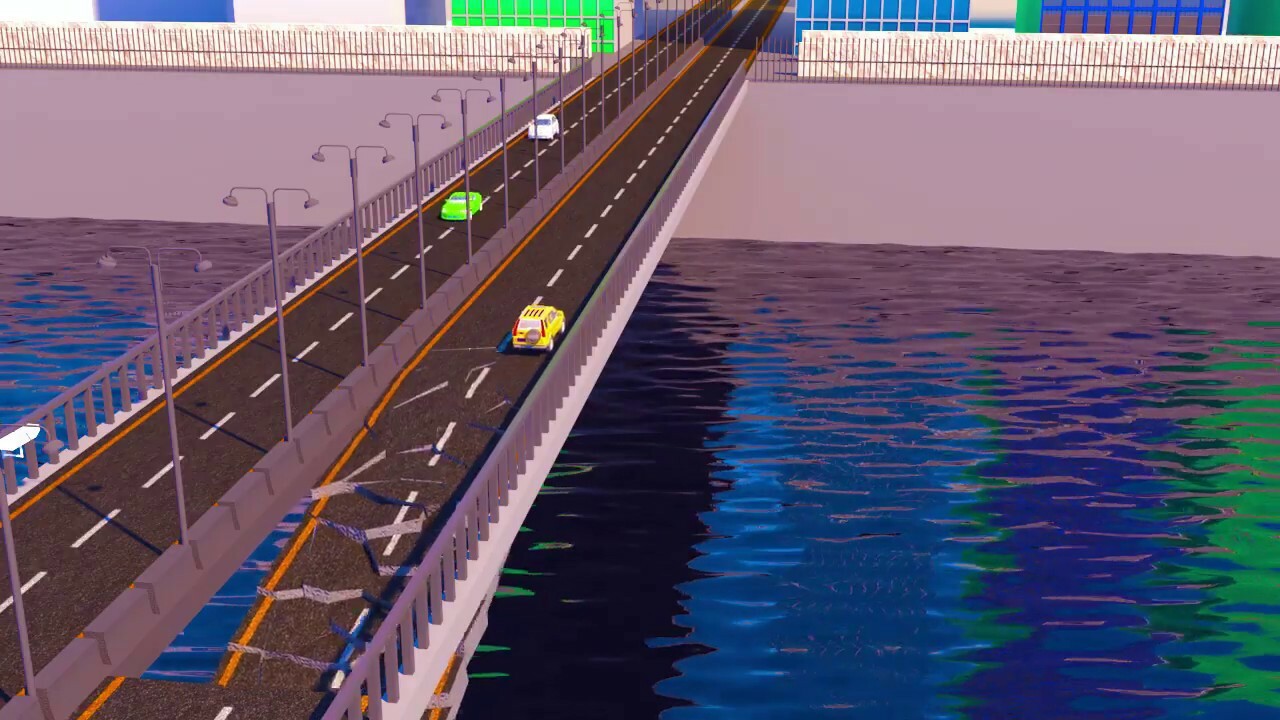 ArtStation - Bridge demolition animation