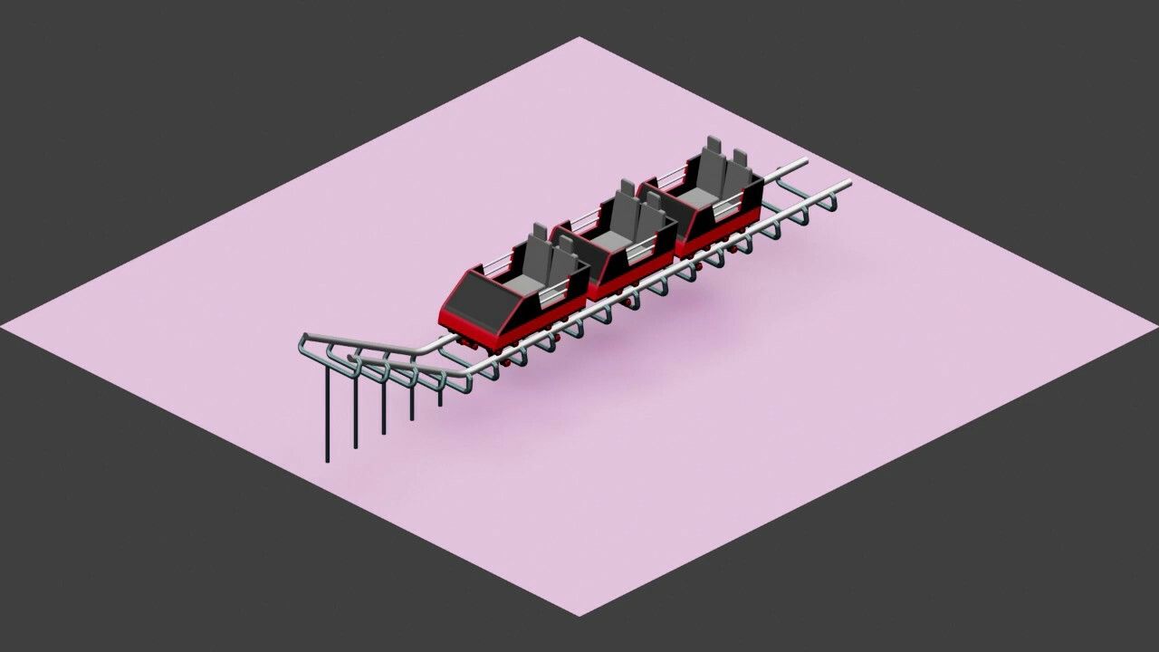 ArtStation - Roller coaster