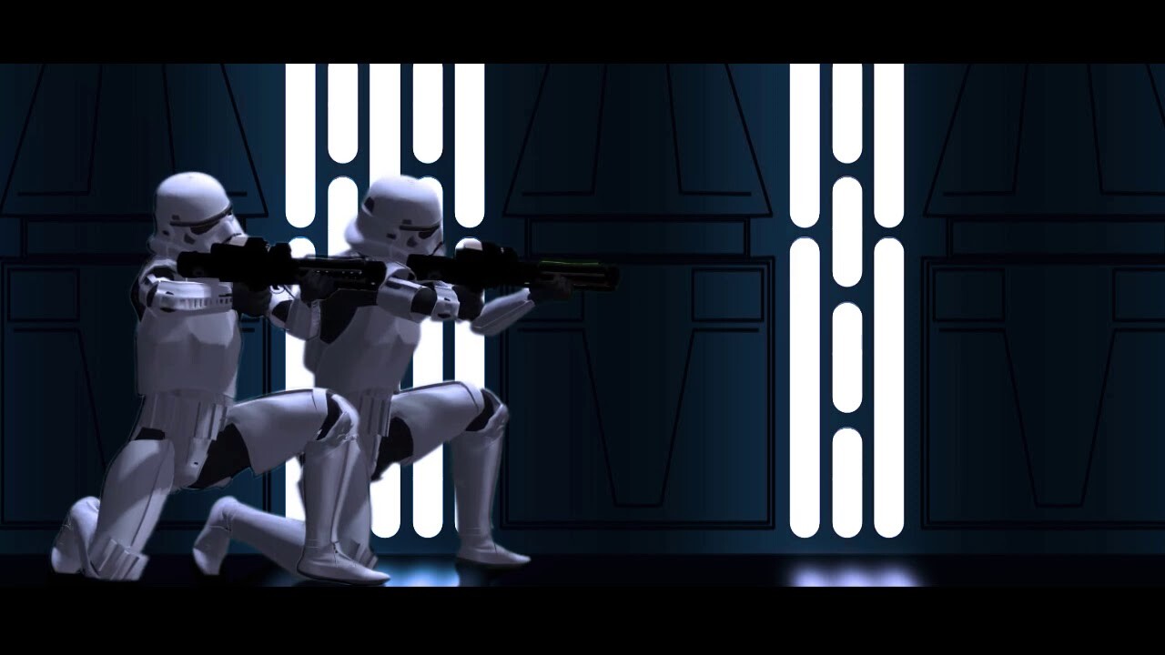 ArtStation - Storm trooper shooting