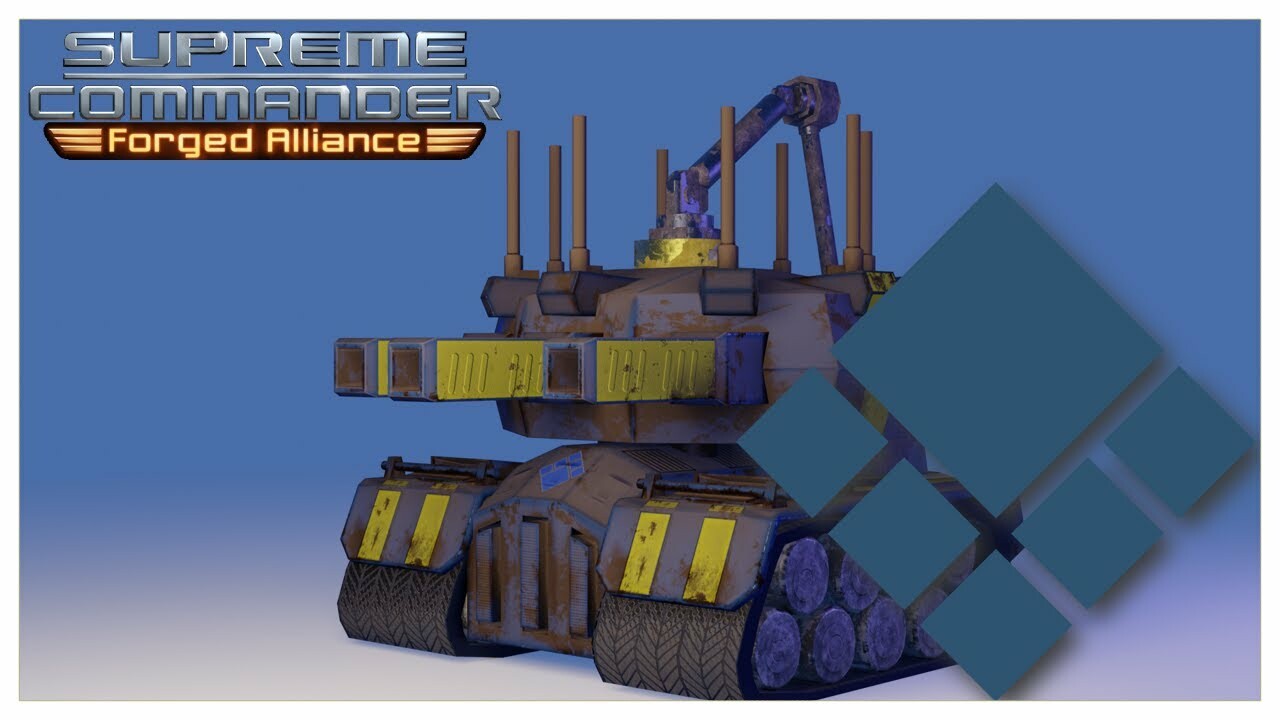 ArtStation - Supreme Commander Tank unit design
