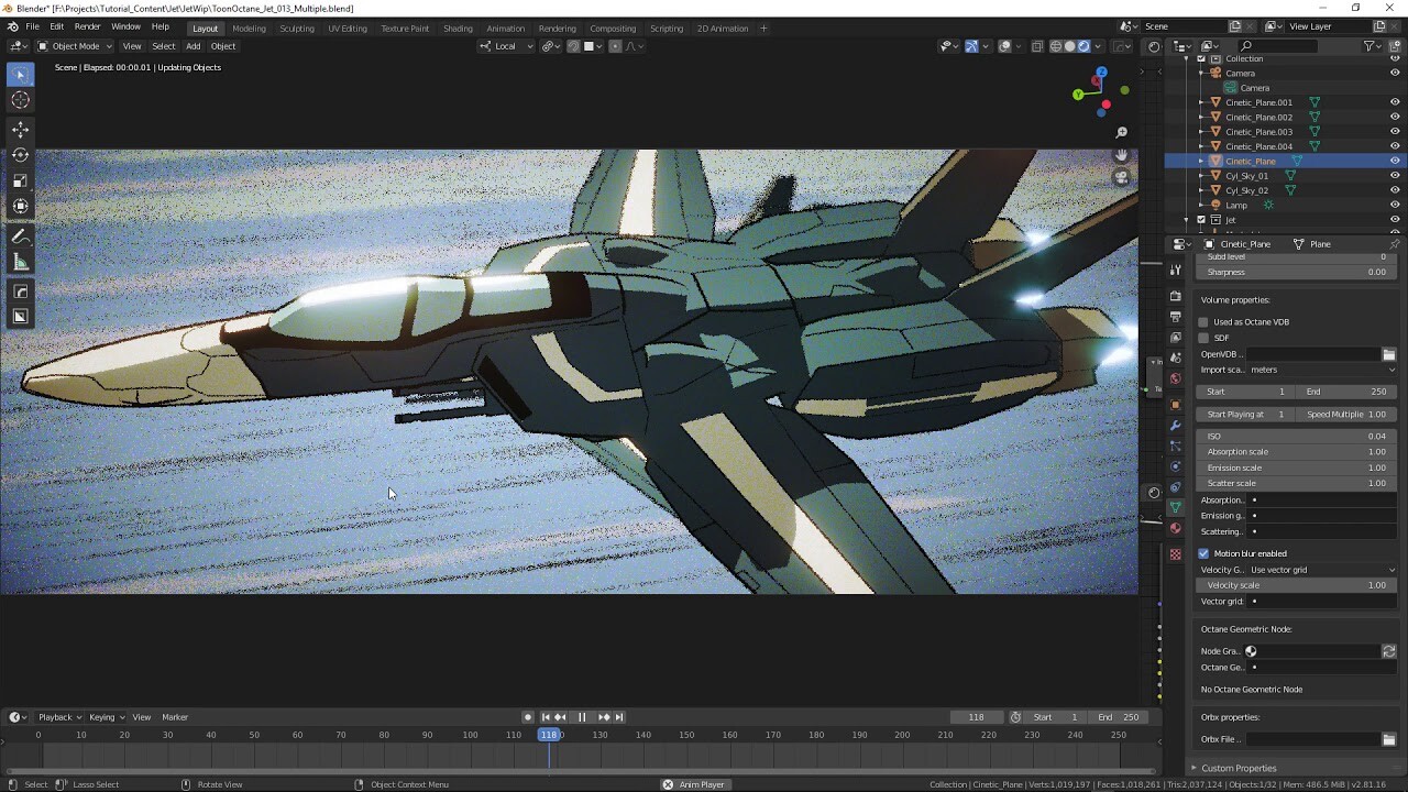 ArtStation - Macross style animation in Octane for Blender.