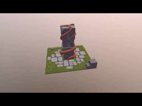 ArtStation - Stylized Obelisk Turntable