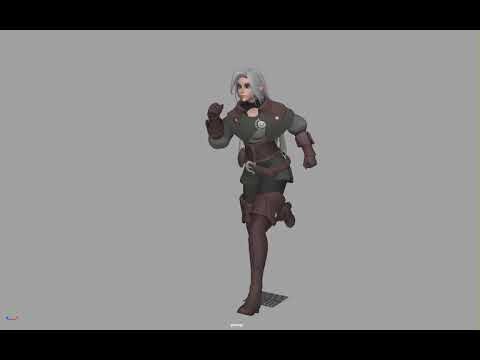 ArtStation - Run cycle - Azri Rig