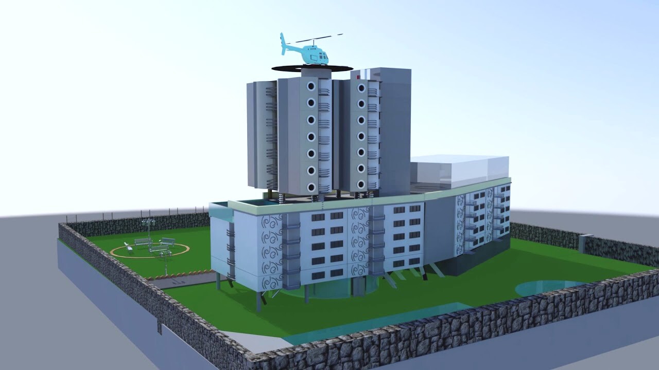 ArtStation - 3d hotel model video [own concept]