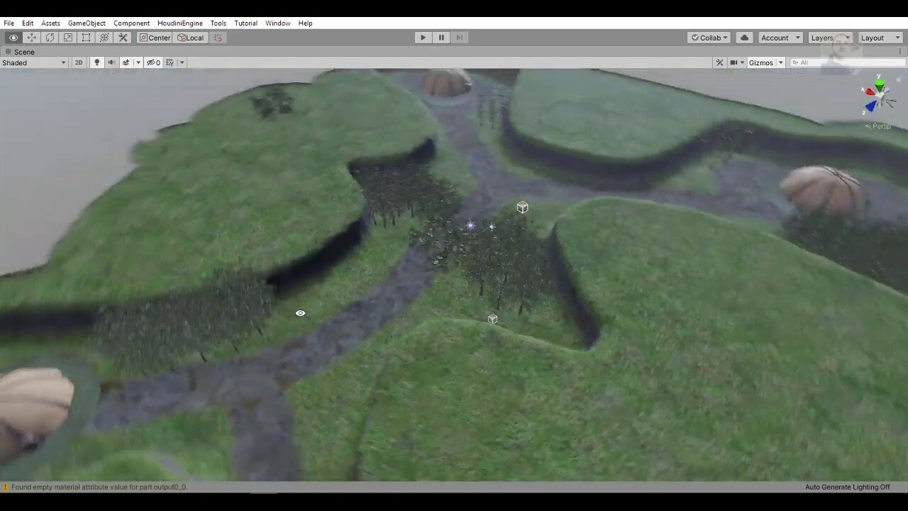 ArtStation - houdini 18 to unity . level builder