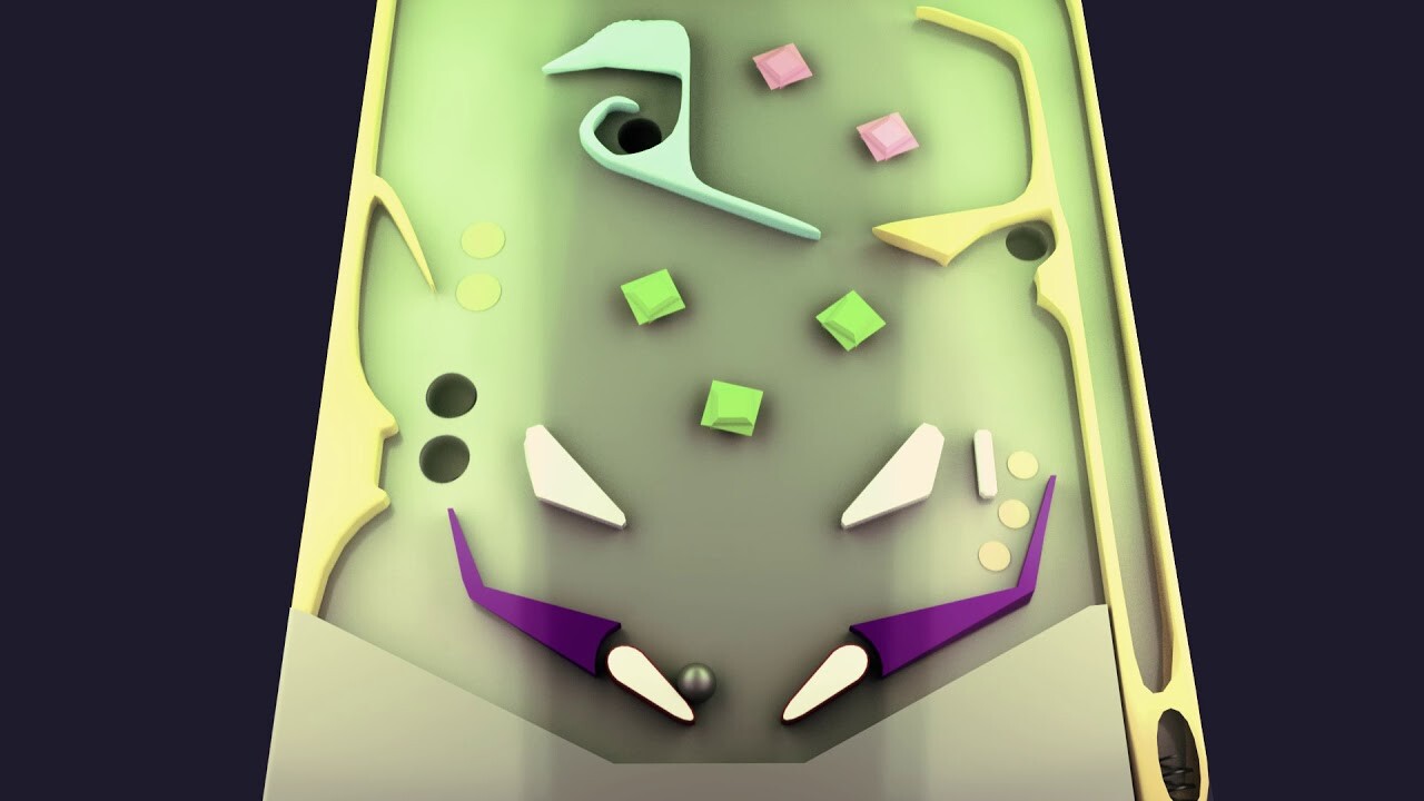 ArtStation - Pinball Machine Animation