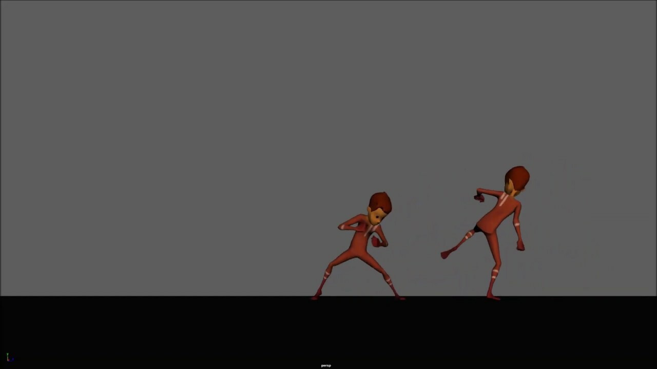 ArtStation - Keyframe choreographed fight scene