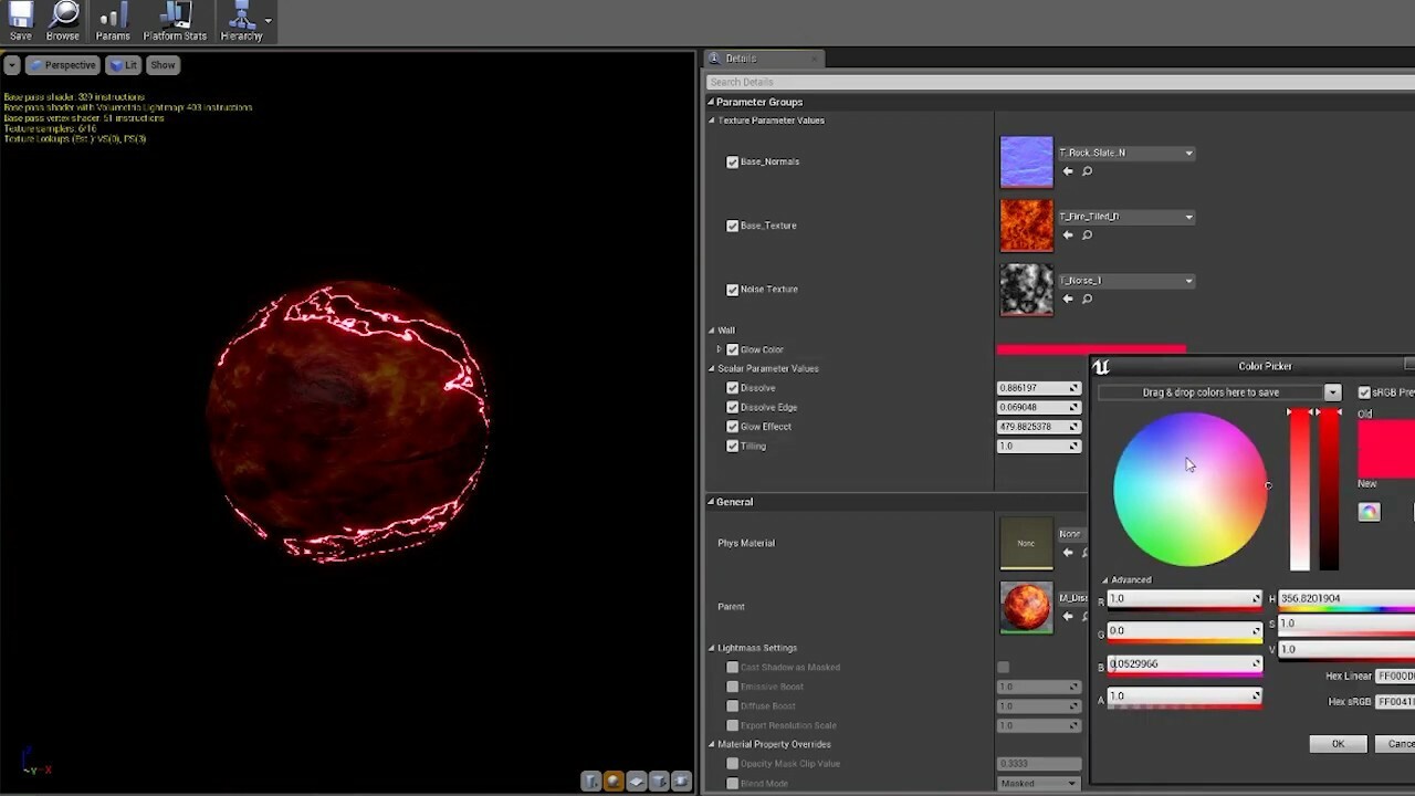 ArtStation - Dissolve Materials in Unreal