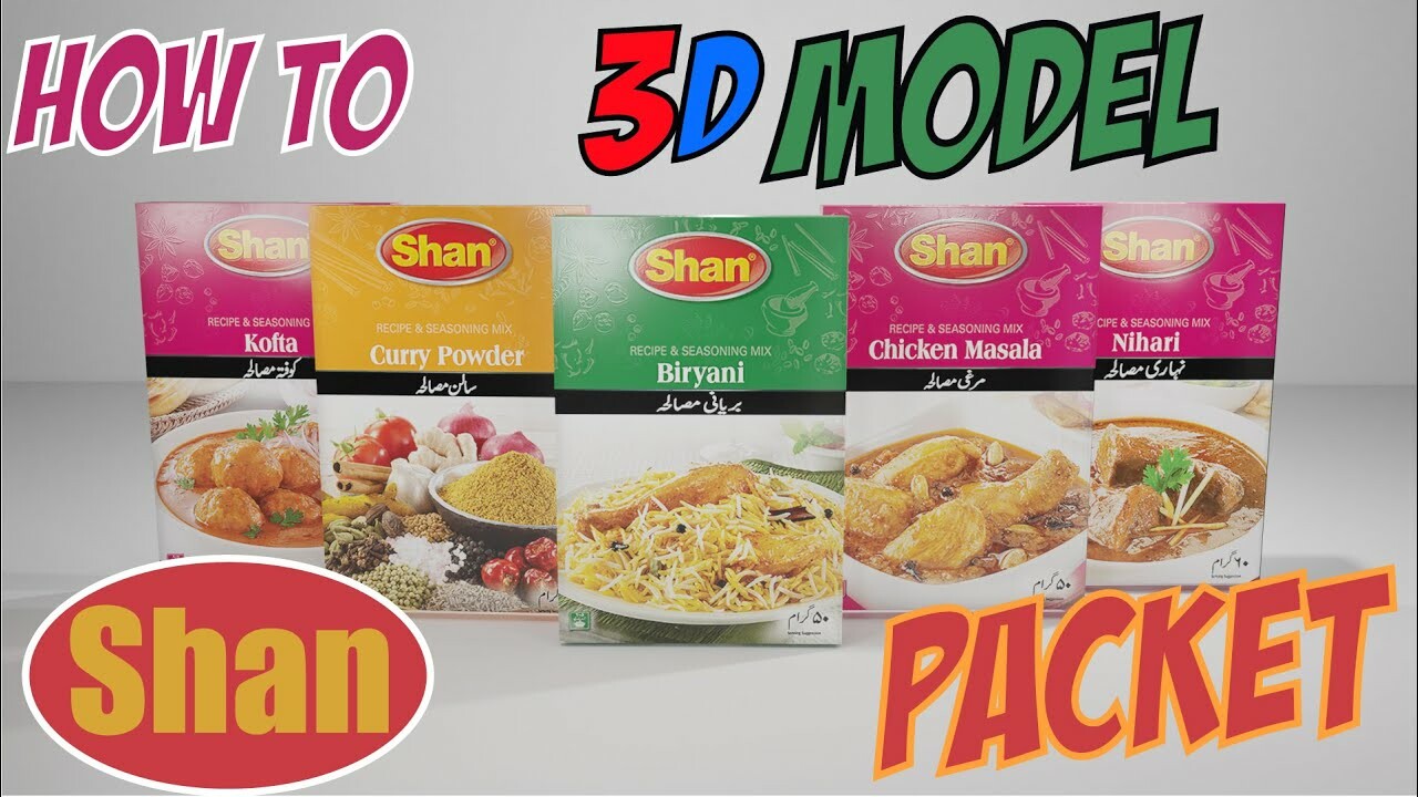 ArtStation - Learn how to Make Food Product 3d Model And Animation in ...