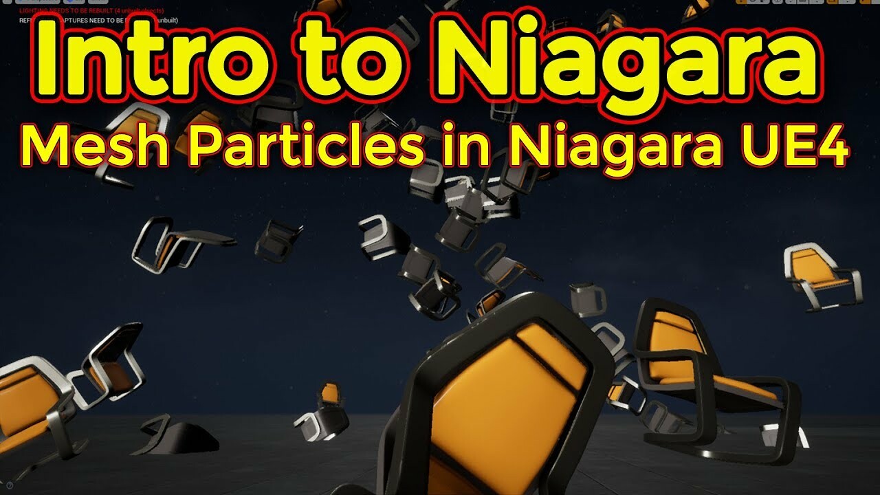 ArtStation - Intro to Niagara | Creating Mesh Particle Emitter | Unreal ...