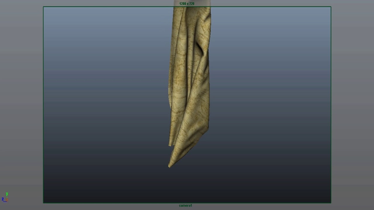 ArtStation - Cloth Simulation Test -Autodesk Maya