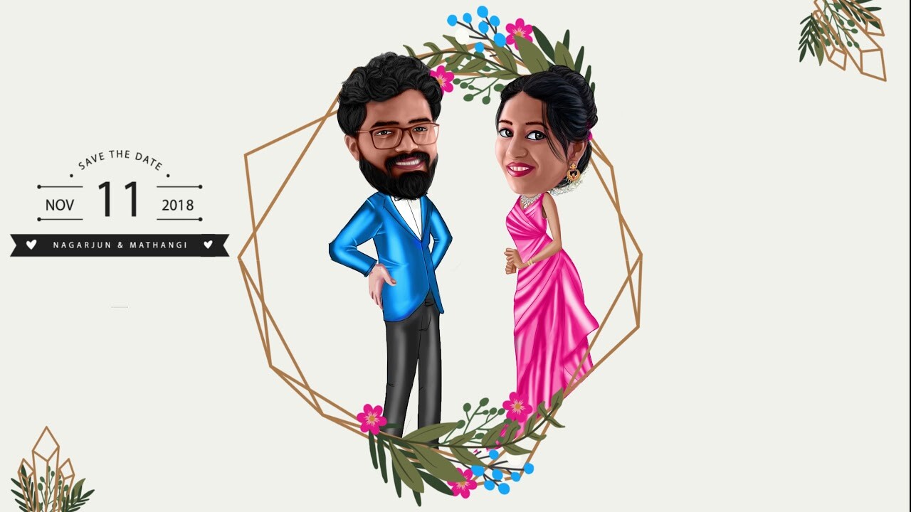 ArtStation - Save the date video | Animated Video invitation