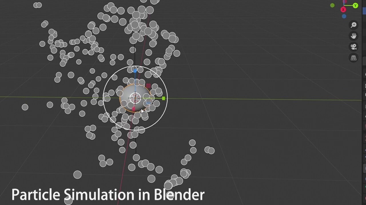 ArtStation - Particle Simulation in blender