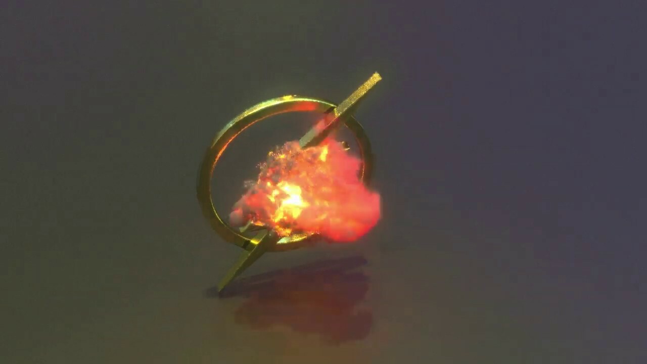 ArtStation - Flash Logo Burn