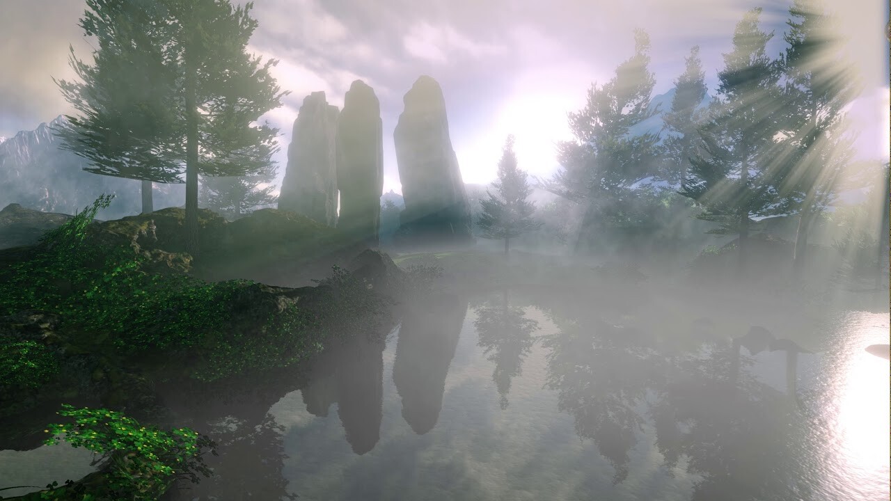 ArtStation - foggy environment render