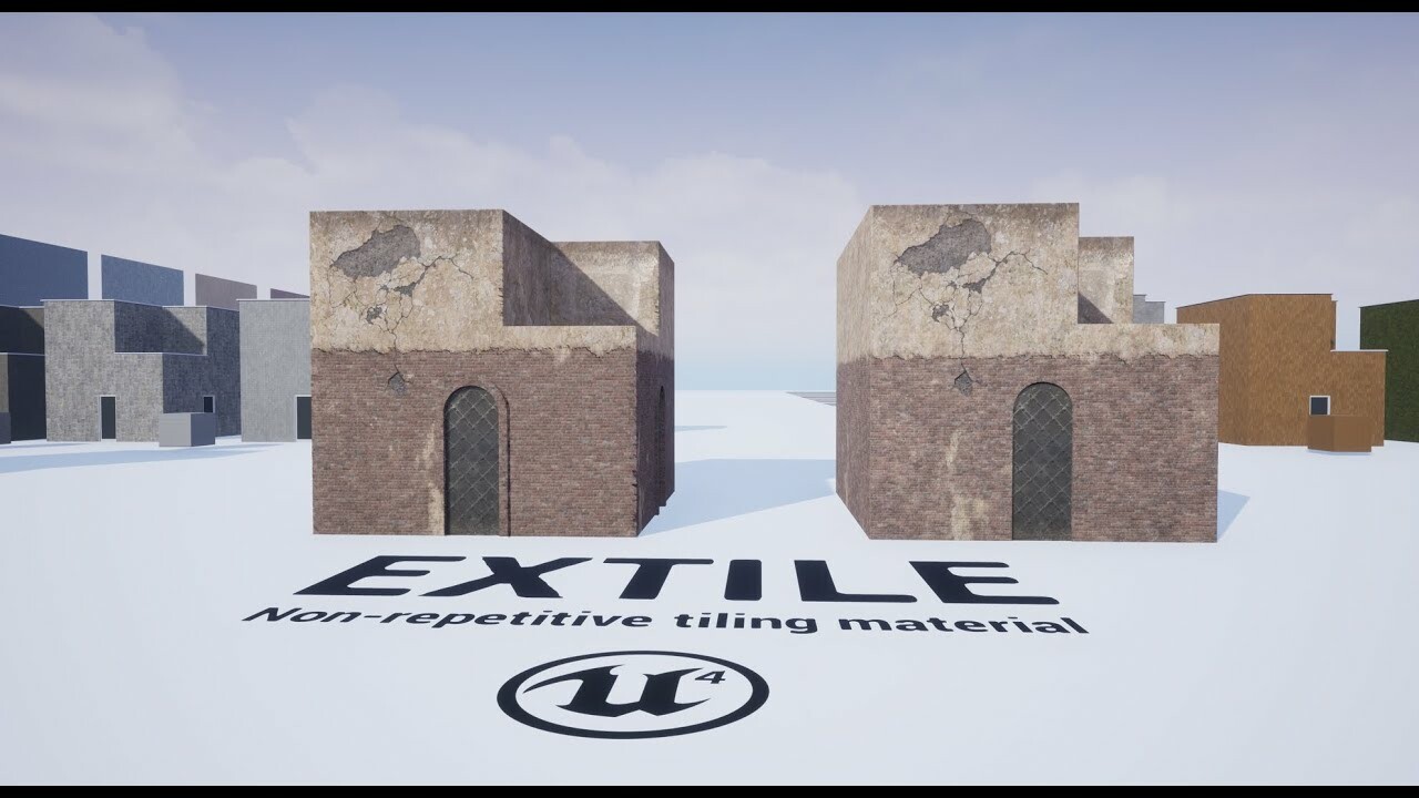 ArtStation - Example I - EXTILE Using a Lerp node to create a simple 2 ...