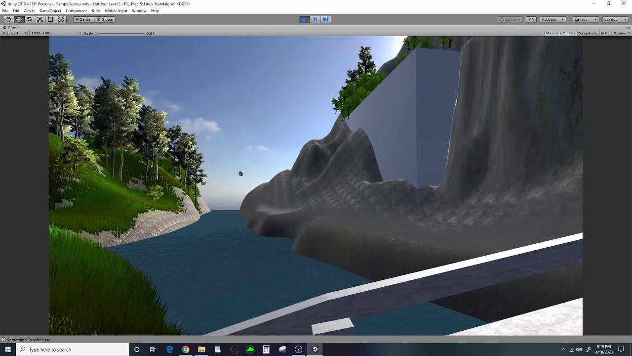 ArtStation - Game Design 1 Outdoor Level with Test Sounds