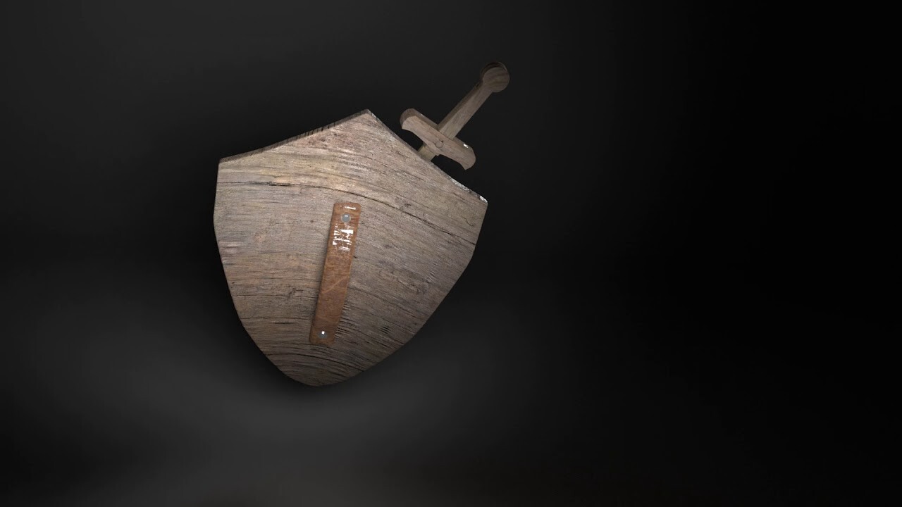 ArtStation - Ws HardSurface/Lighting/Texturing (Sword and Shield)