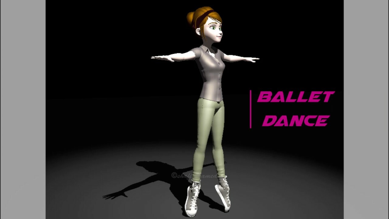 ArtStation - Ballet Dance Animation | Maya