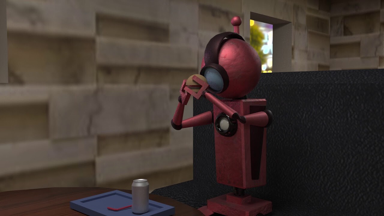 ArtStation - Robots Go to Eat