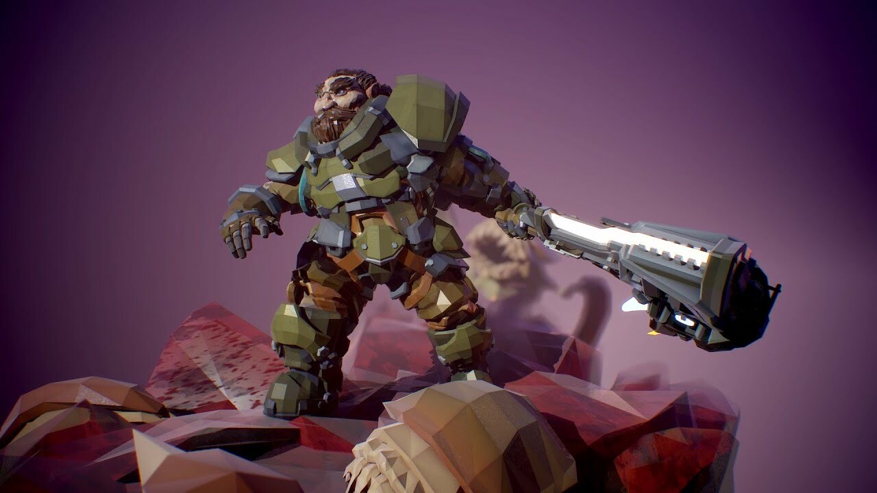 Dodo Wolf - Deep Rock Galactic - Glyphid Slayer