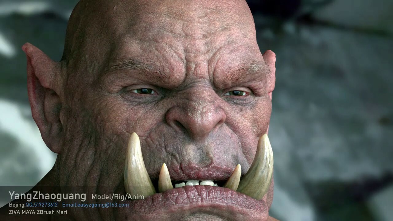 ArtStation - Facial Rig(Orc)