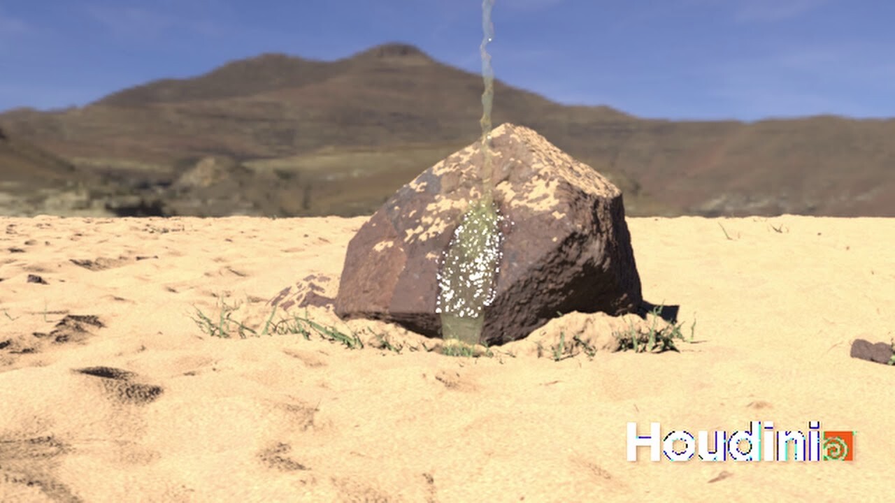 ArtStation - Houdini Liquid simulation