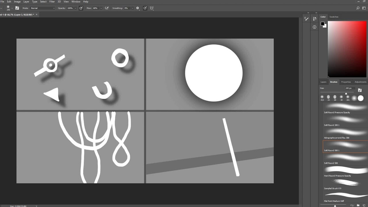 ArtStation - TUTORIAL SHADOWS 3D LOOK - SIMPLE EXAMPLES