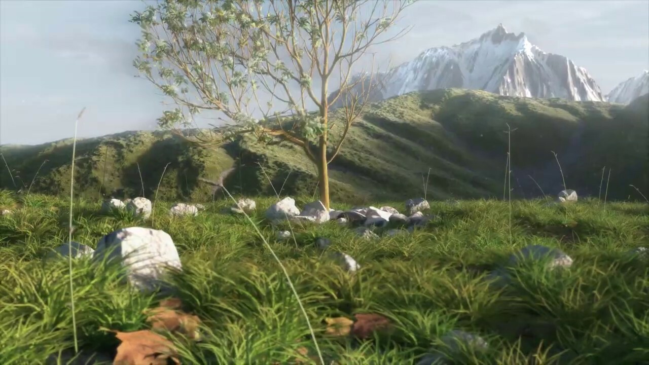 ArtStation - Blender 3d: Rocky Field