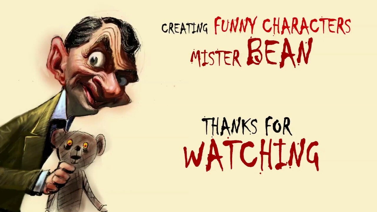 ArtStation - Mister Bean Caricature