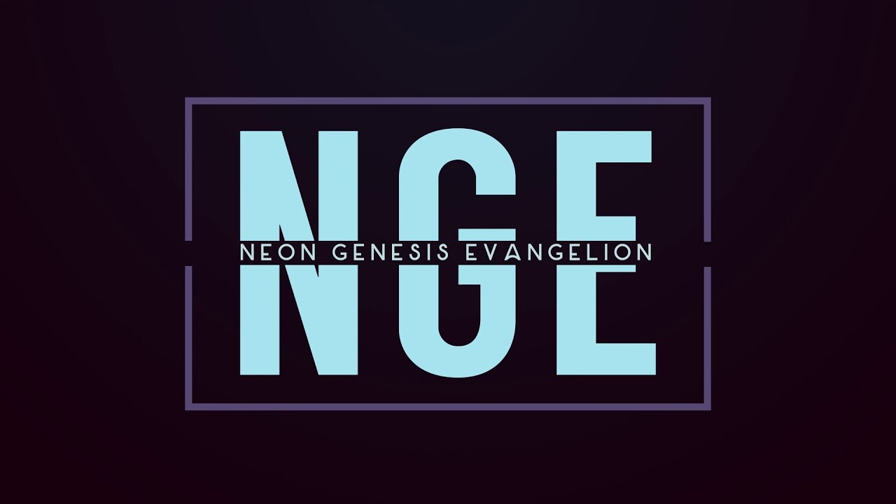 ArtStation - Neon Genesis Evangelion Typography Intro
