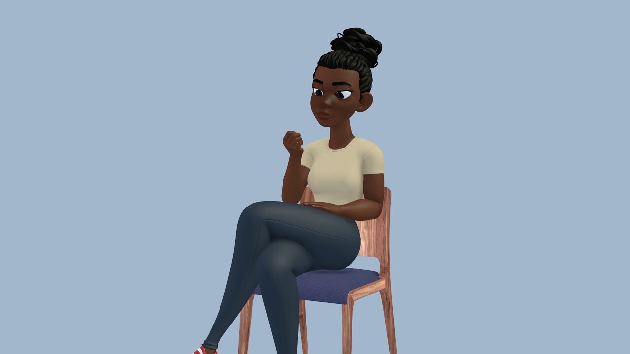 ArtStation - Exercice with Dana's rig