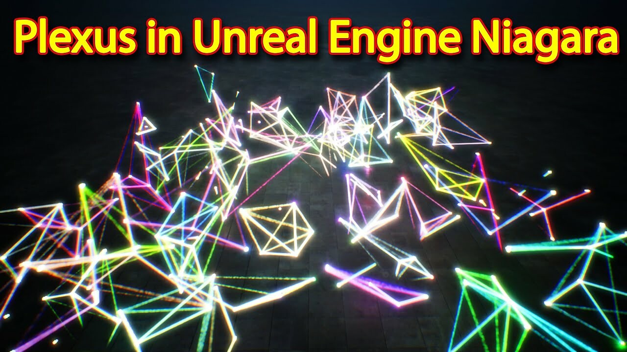 ArtStation - Plexus effect with Particle Attribute Reader | Unreal Engine Niagara Tutorials ...