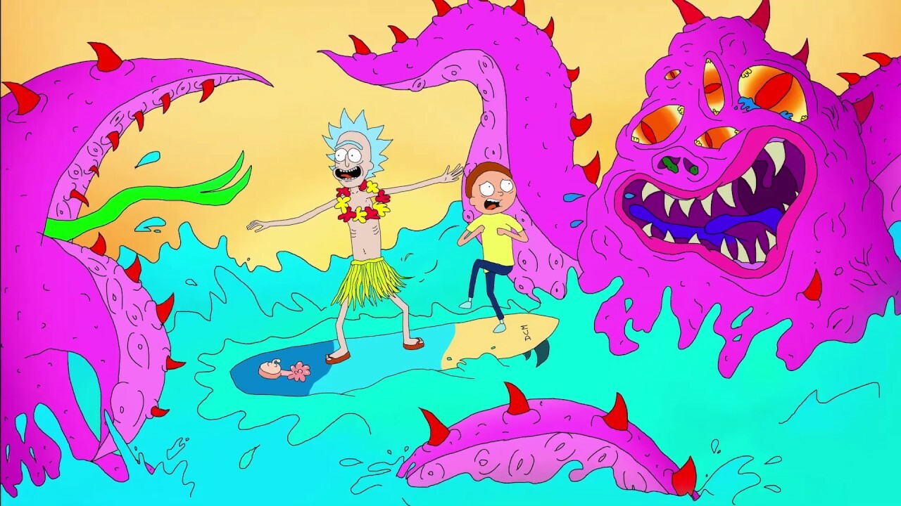 Daniel Carbón Marroquín - RIck & Morty Surfers
