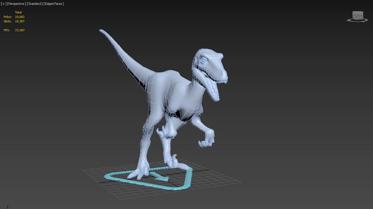 ArtStation - raptor animation test