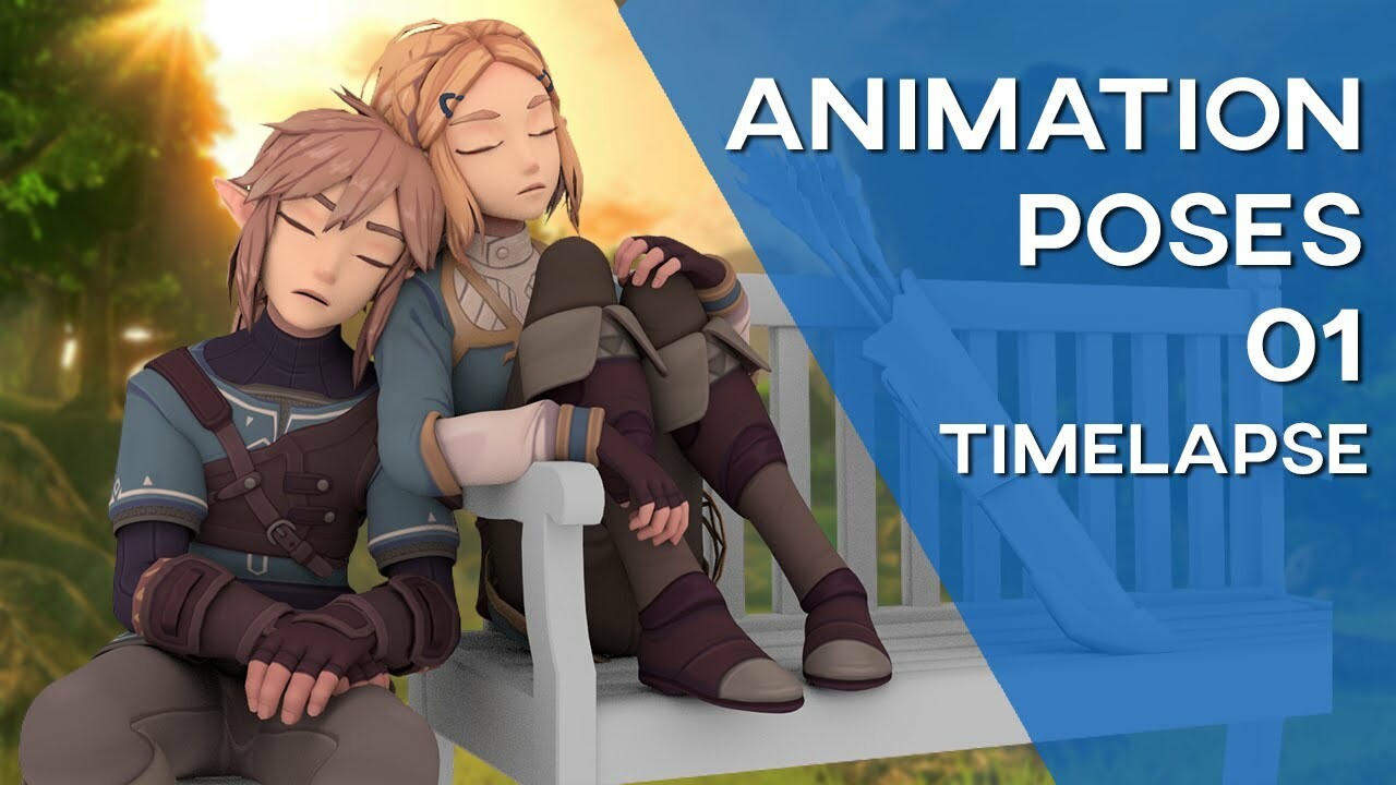 ArtStation - ZELDA BOTW Animation Pose Timeplase