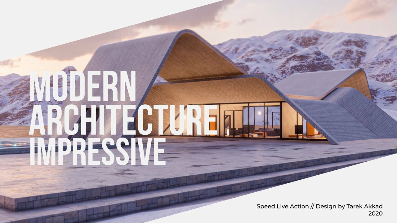 ArtStation - Zigzag 3D Modern Architecture Concept Make off Speed action