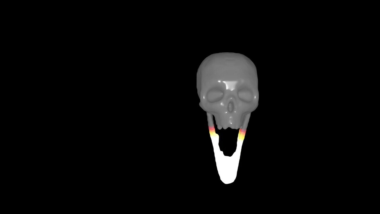ArtStation - Melting Skull Effect